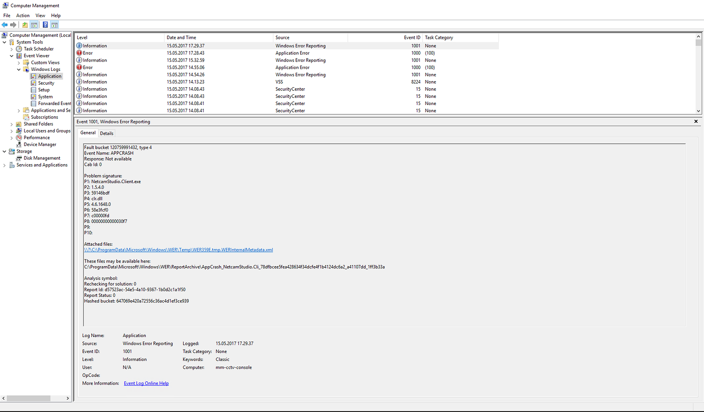 1.5.4 x64 Client crash - Problems & Bugs - Moonware Studios