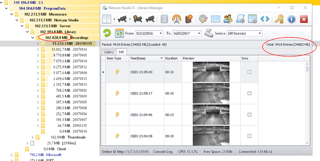 Inconsistancy disk usage - Problems & Bugs - Moonware Studios