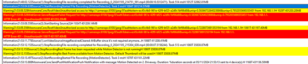 Motion Detection Turned off on one source only - Netcam Studio - Moonware Studios